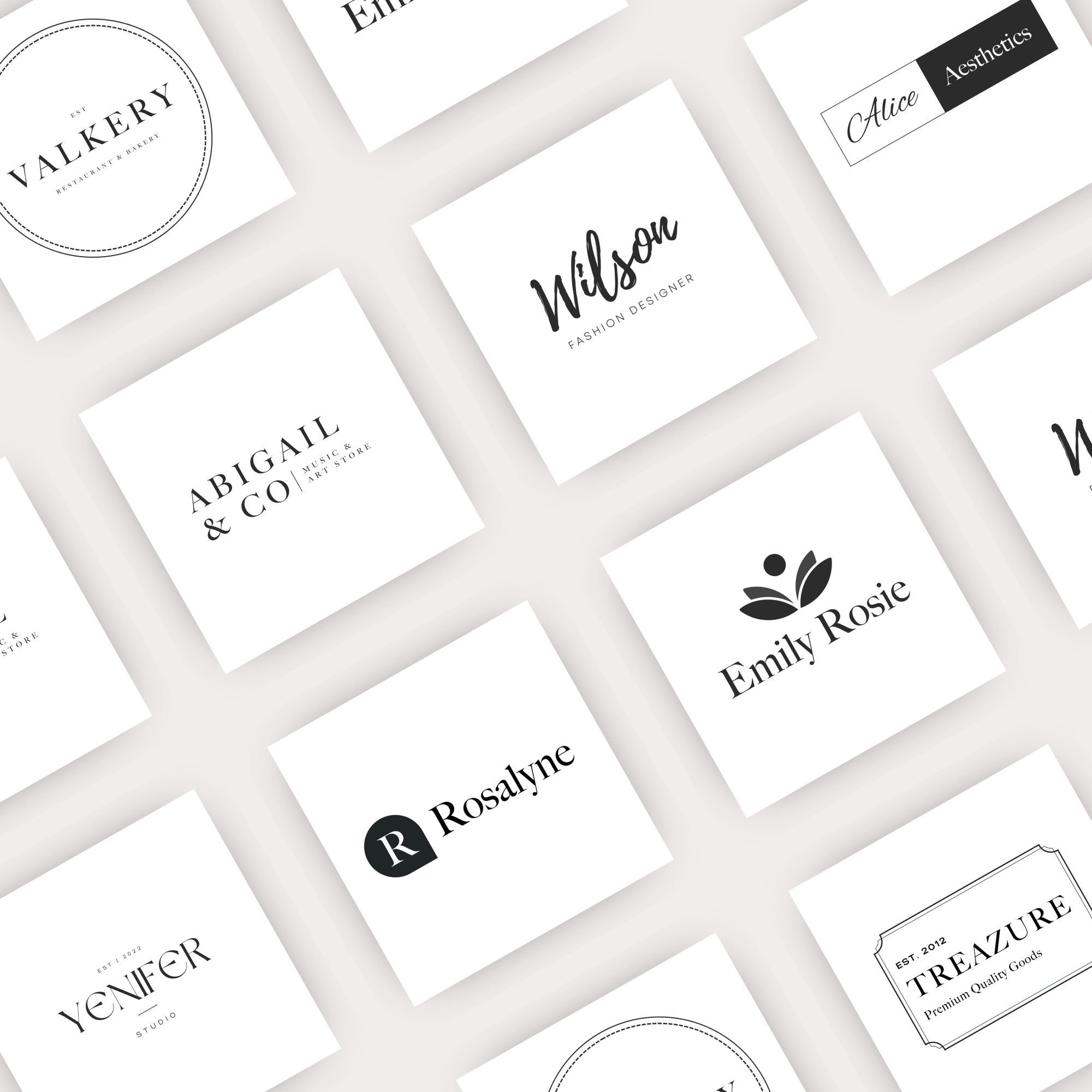 Branding Style Guide Kit Template Logo Design Canva - Etsy