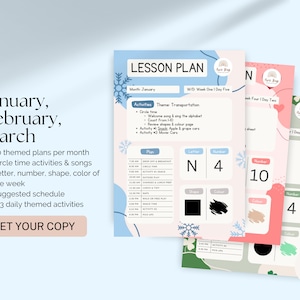 Home Daycare Lesson Plans: 12 Month Curriculum (digital Download) - Etsy
