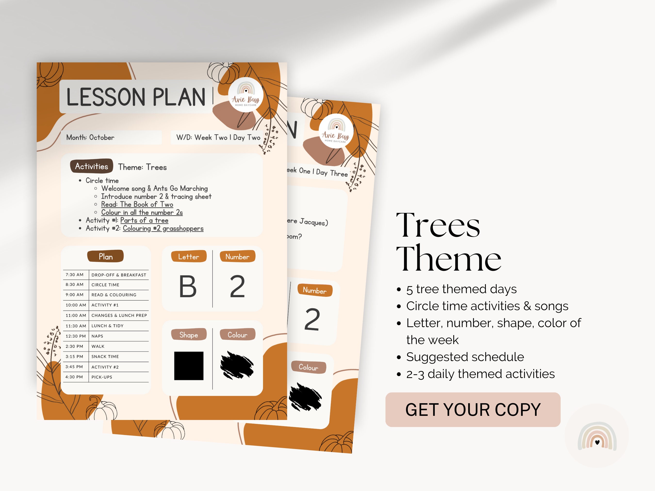 Home Daycare Daycare Lesson Plans October Preschool Learning Toddler ...