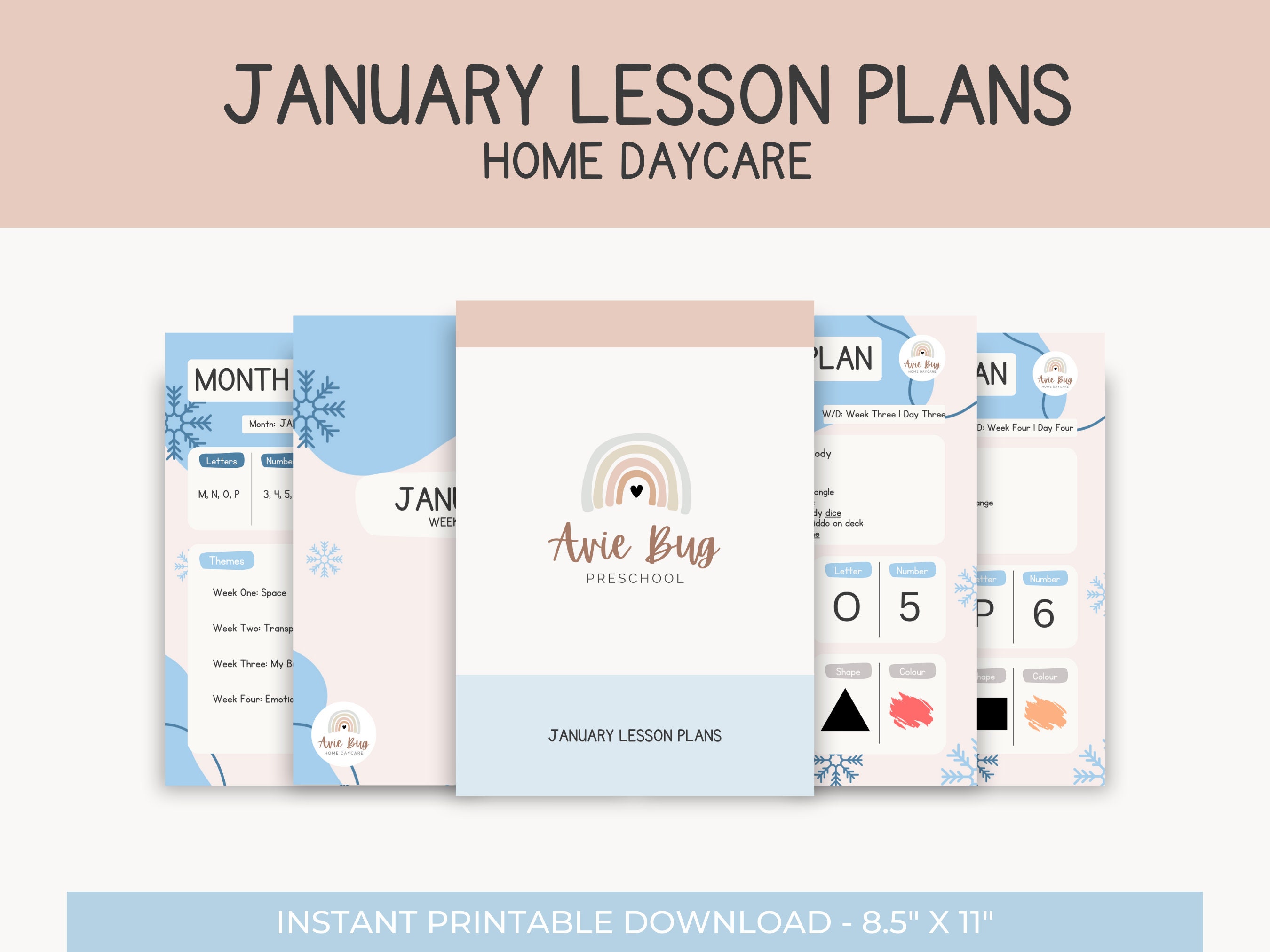 Home Daycare Daycare Lesson Plans January Preschool Learning Toddler ...
