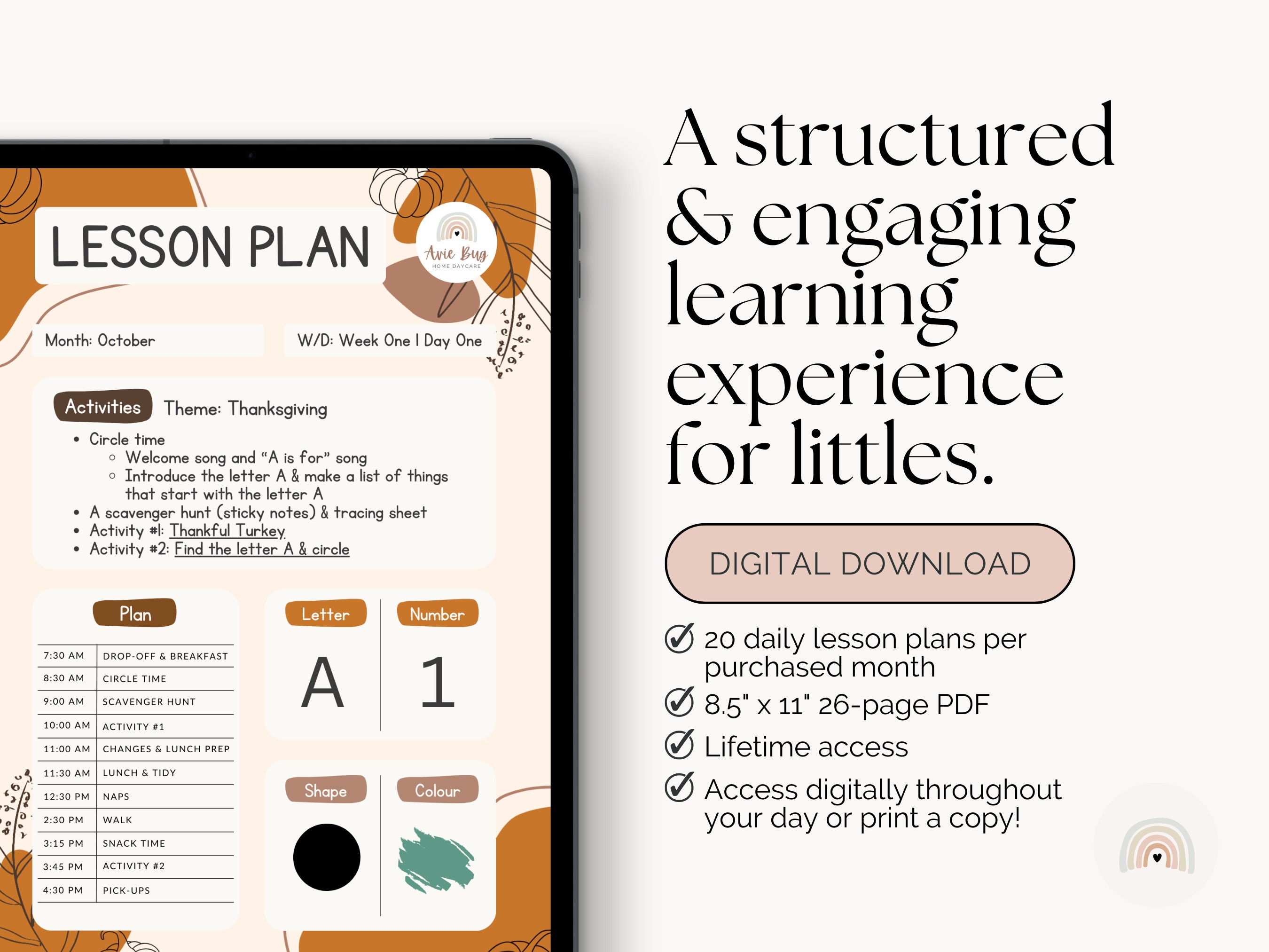 Home Daycare Daycare Lesson Plans October Preschool Learning Toddler ...