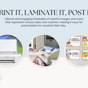 Preschool Visual Timetable | Preschool Learning | Toddler Printables ...