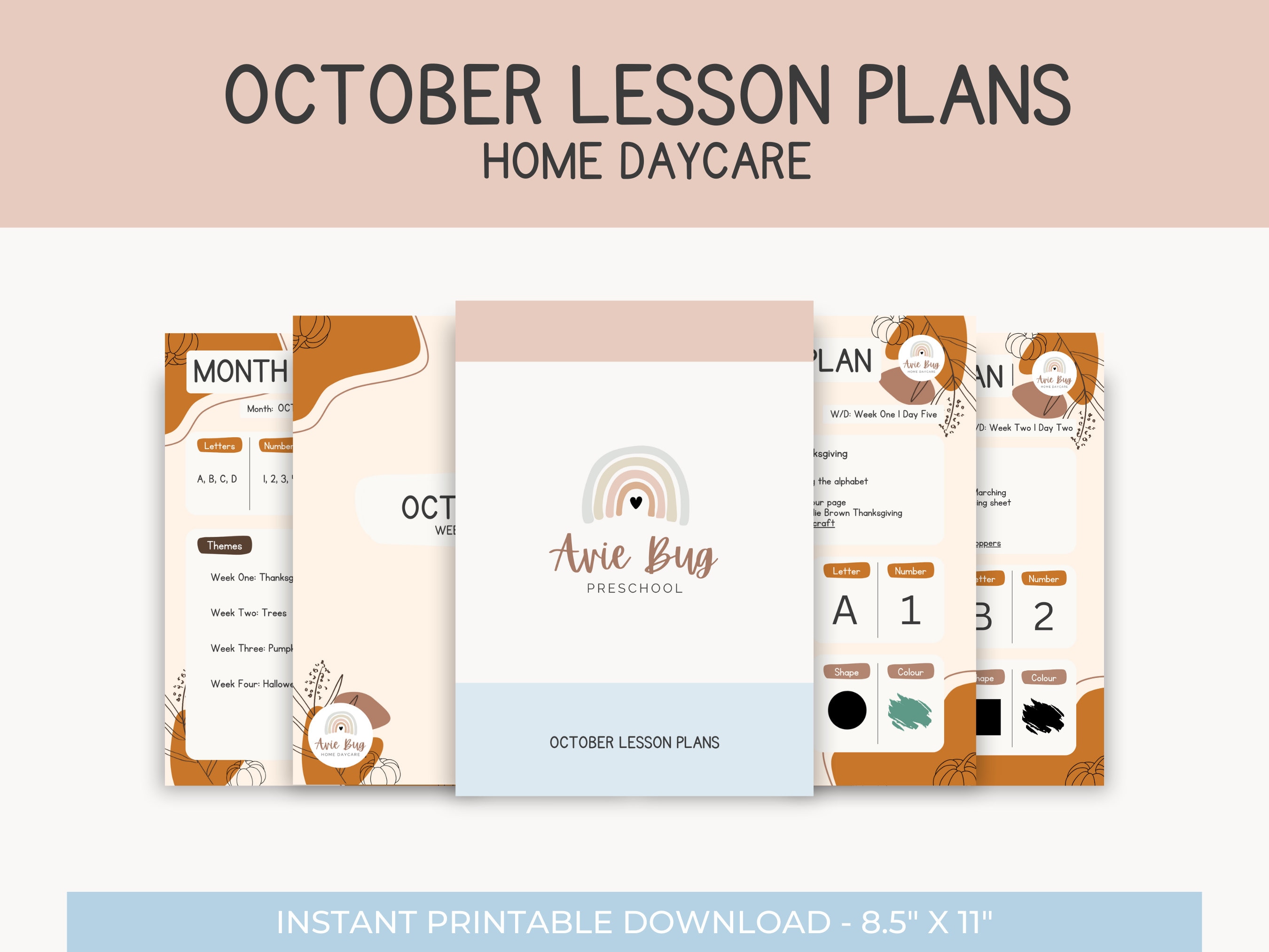 Home Daycare Daycare Lesson Plans October Preschool Learning Toddler ...