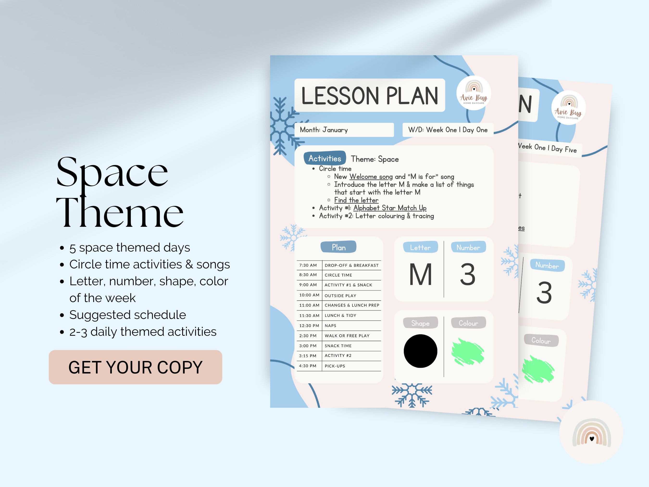 Home Daycare Daycare Lesson Plans January Preschool Learning Toddler ...