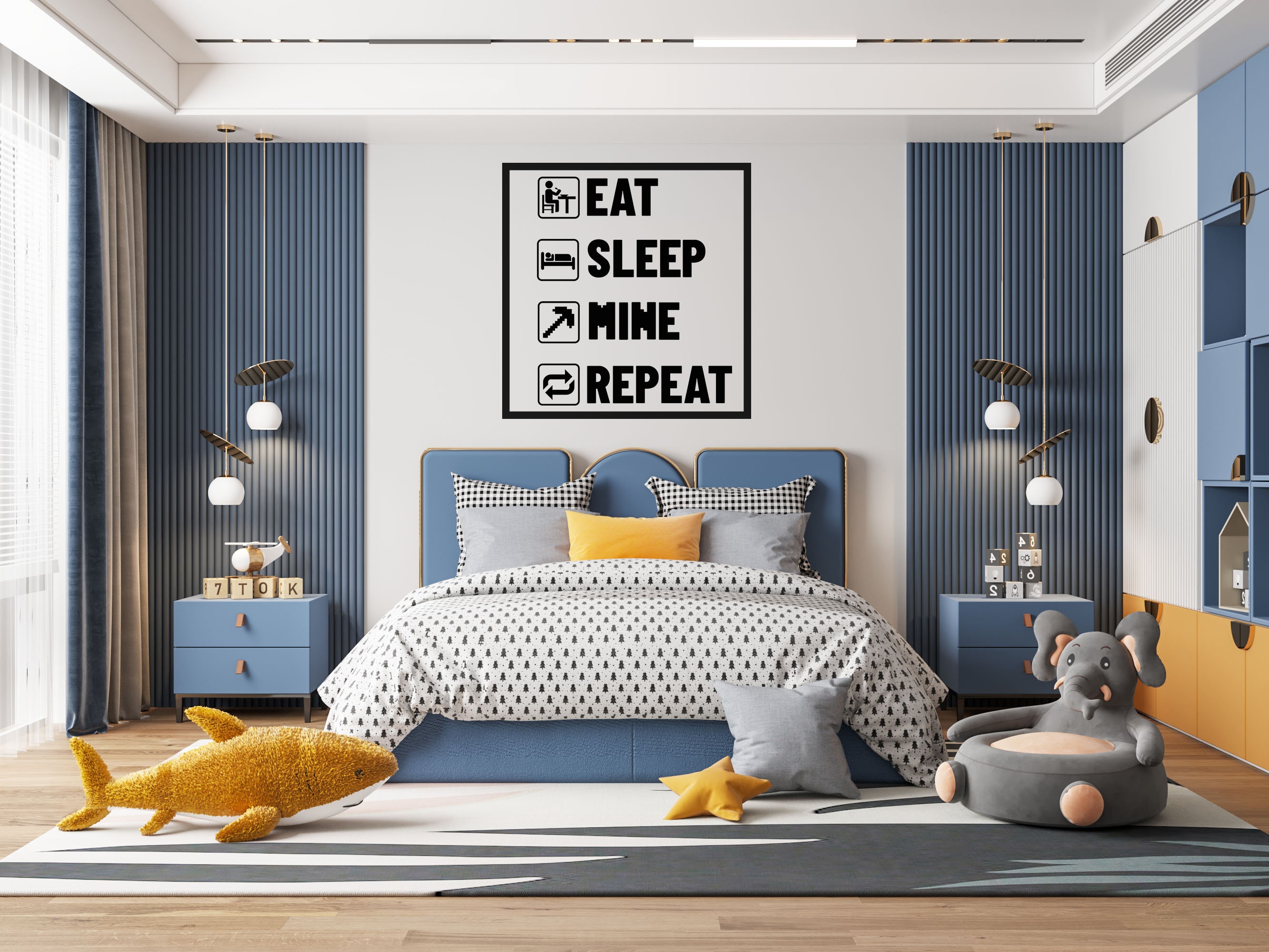 Crafting Game SVG: Eat Sleep Mine Repeat Clipart (digital Download) - Etsy
