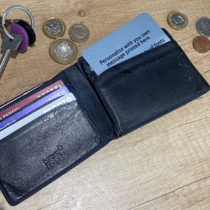 With Picture Personalised Metal Wallet Card I Love You For All That You ...