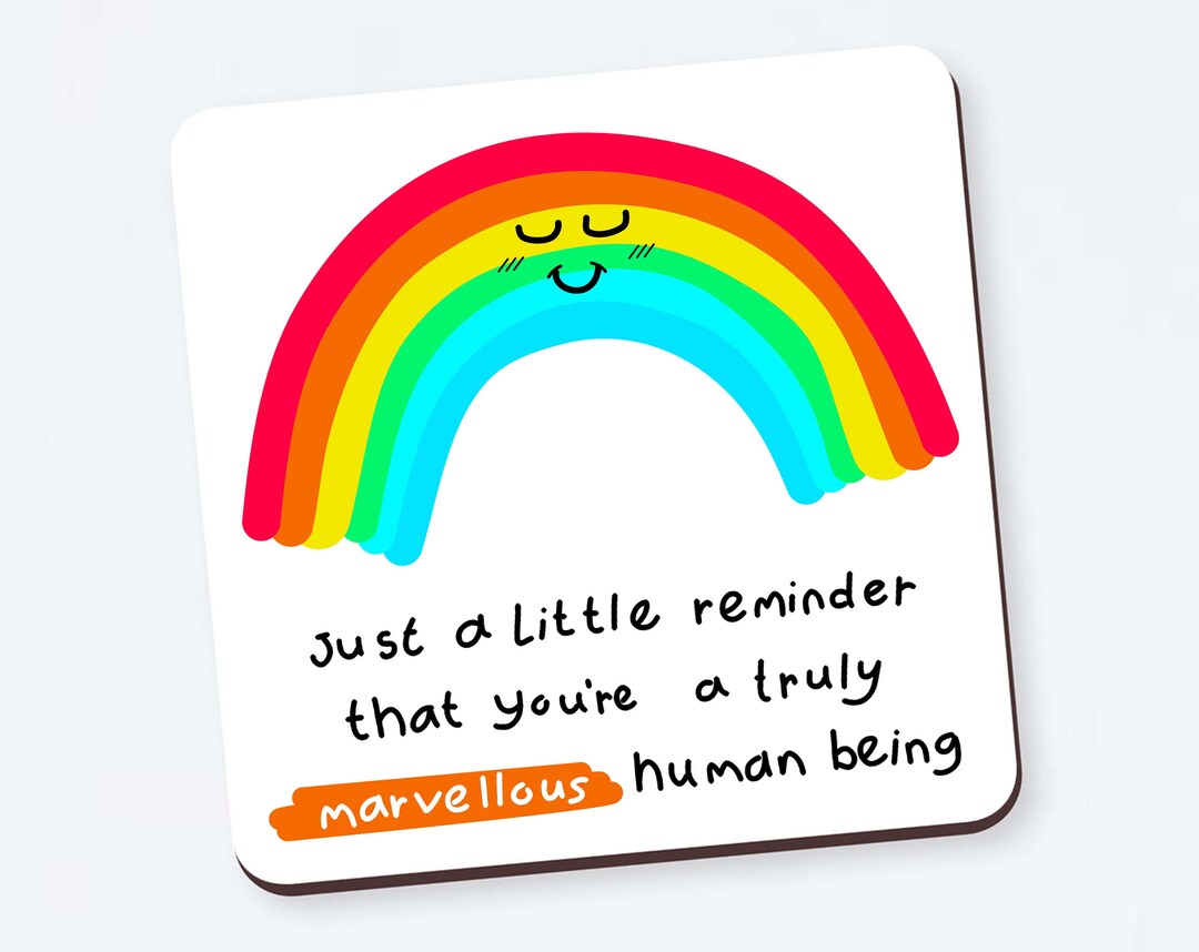 You're A Truly Marvellous Human Being Coaster Friendship - Etsy