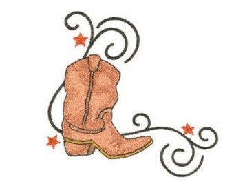 Cowboy Machine Embroidery Design. 6 Sizes. Western Style Embroidery ...