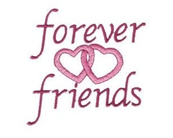 Best Friends Forever Never Apart May Be Distance Machine Embroidery ...