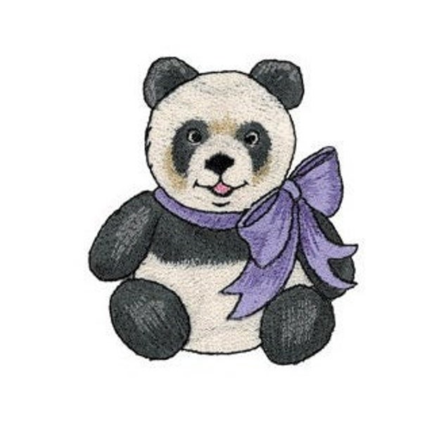 Panda Embroidery - Etsy