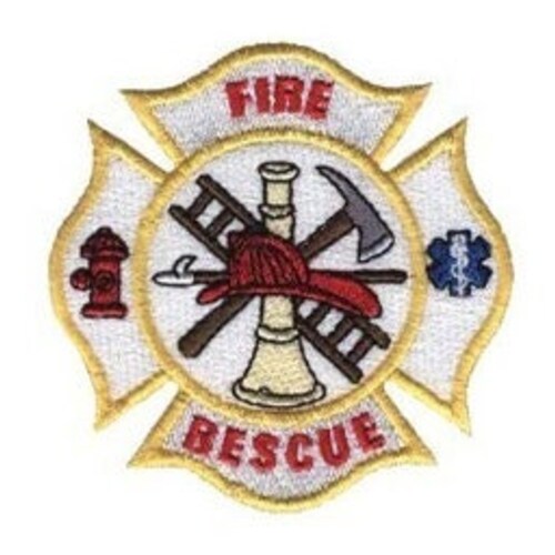 Fire Department Logo Machine Embroidery Design - Etsy