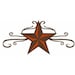 Western Star Scroll Machine Embroidery Design - Etsy