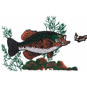Crappie Scene - Machine Embroidery Design - Etsy