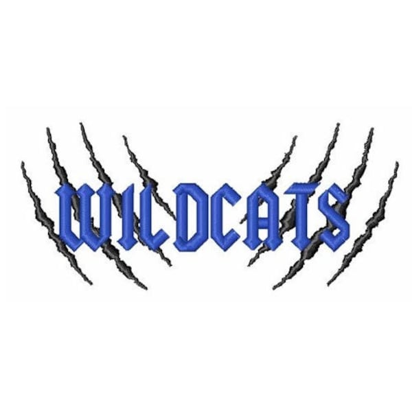 Wildcat Embroidery Design - Etsy