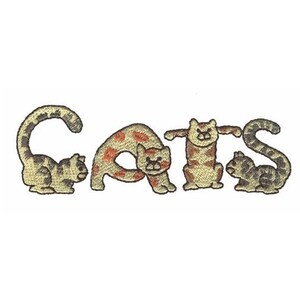 Cats - Machine Embroidery Design - Etsy