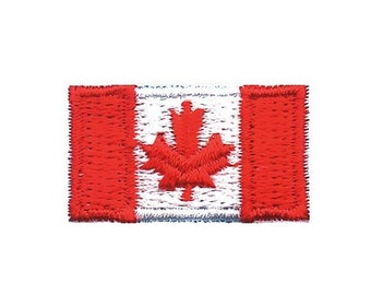 Canadian Flag Machine Embroidery Design 7 Sizes Mini Canadian Flag ...