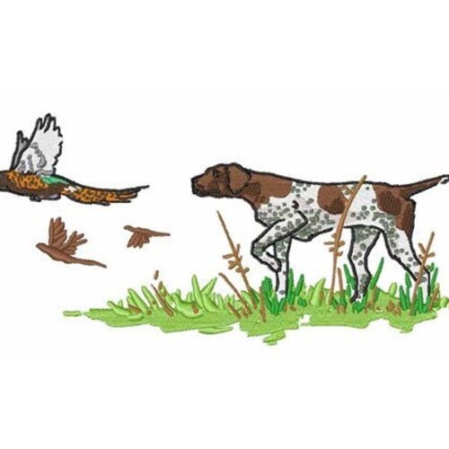 Pheasant Machine Embroidery Design - Etsy