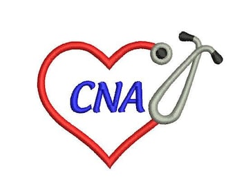 Stethoscope CNA Embroidery Designs 4 Sizes Custom REQUEST WELCOME - Etsy