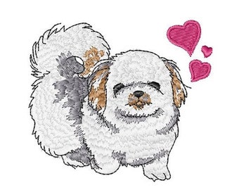 Pekingese Embroidery - Etsy
