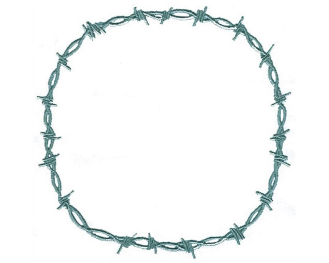 Barbed Wire - Machine Embroidery Design - Etsy