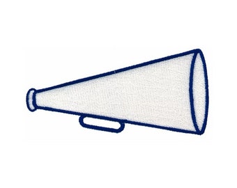 Megaphone Pom Poms Machine Embroidery Design - Etsy