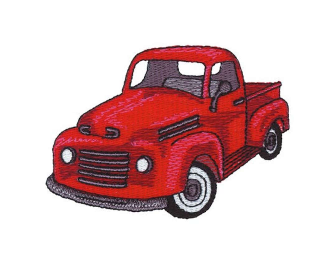 Truck - Machine Embroidery Design - Etsy