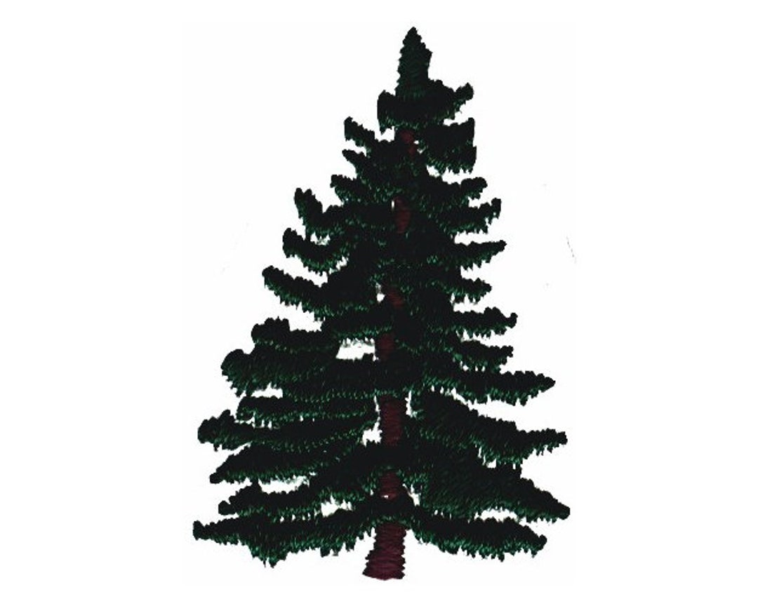 Pine Tree - Machine Embroidery Design - Etsy
