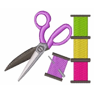Sewing Tools - Machine Embroidery Design - Etsy