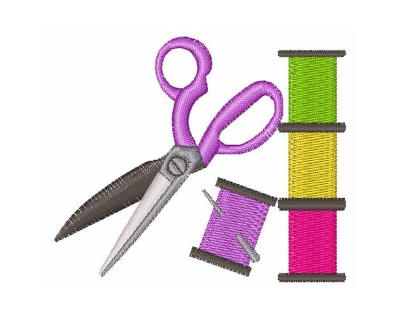 Sewing Tools Machine Embroidery Design - Etsy