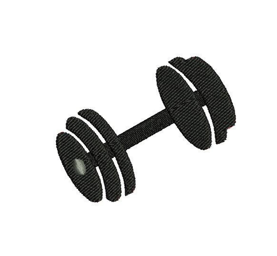 Dumbbell Weight - Machine Embroidery Design - Etsy