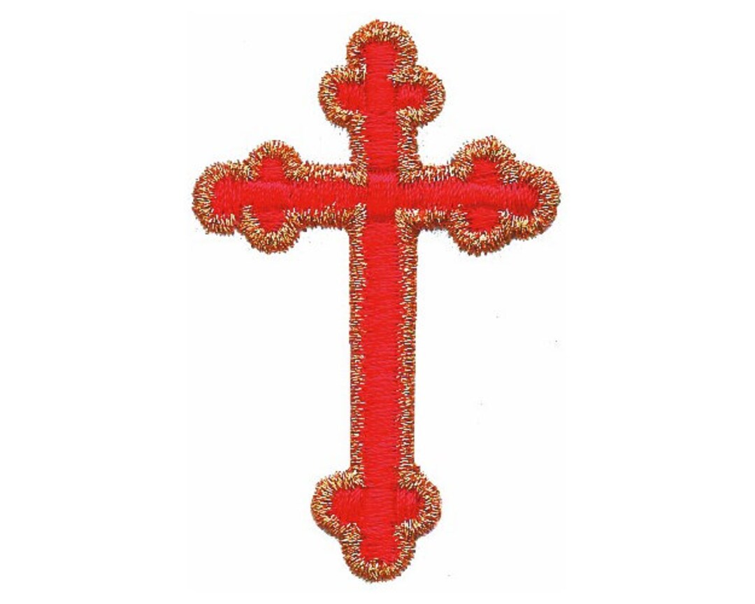 Cross - Machine Embroidery Design - Etsy