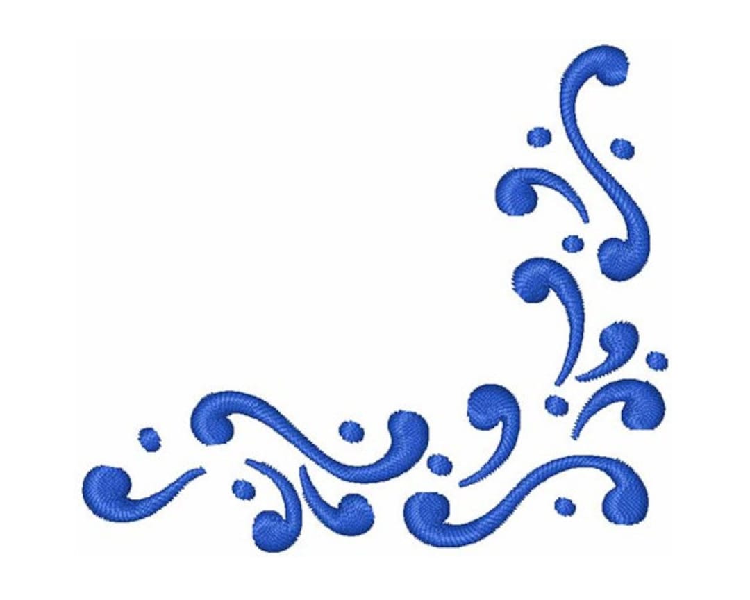 Country Western Corner Machine Embroidery Design - Etsy