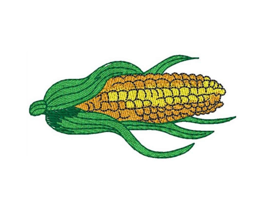 Corn - Machine Embroidery Design - Etsy