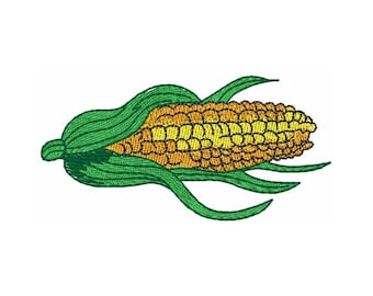 Farm Fresh Corn Stalk Machine Embroidery Design Embroidery - Etsy