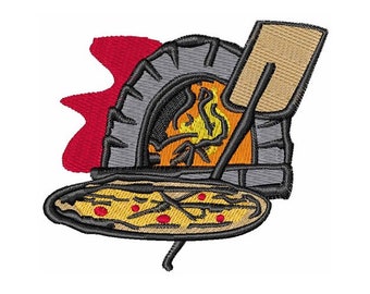 Pizza Chef Machine Embroidery Design - Etsy
