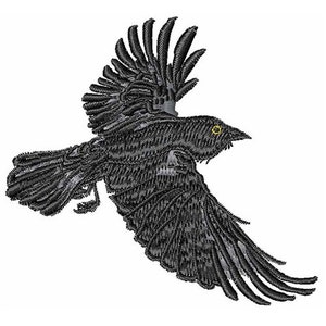 Raven - Machine Embroidery Design - Etsy