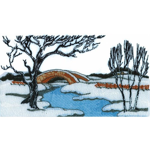 Winter Scene Embroidery Kit - Etsy