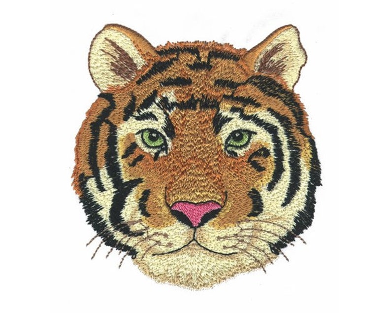 Tiger Machine Embroidery Design - Etsy