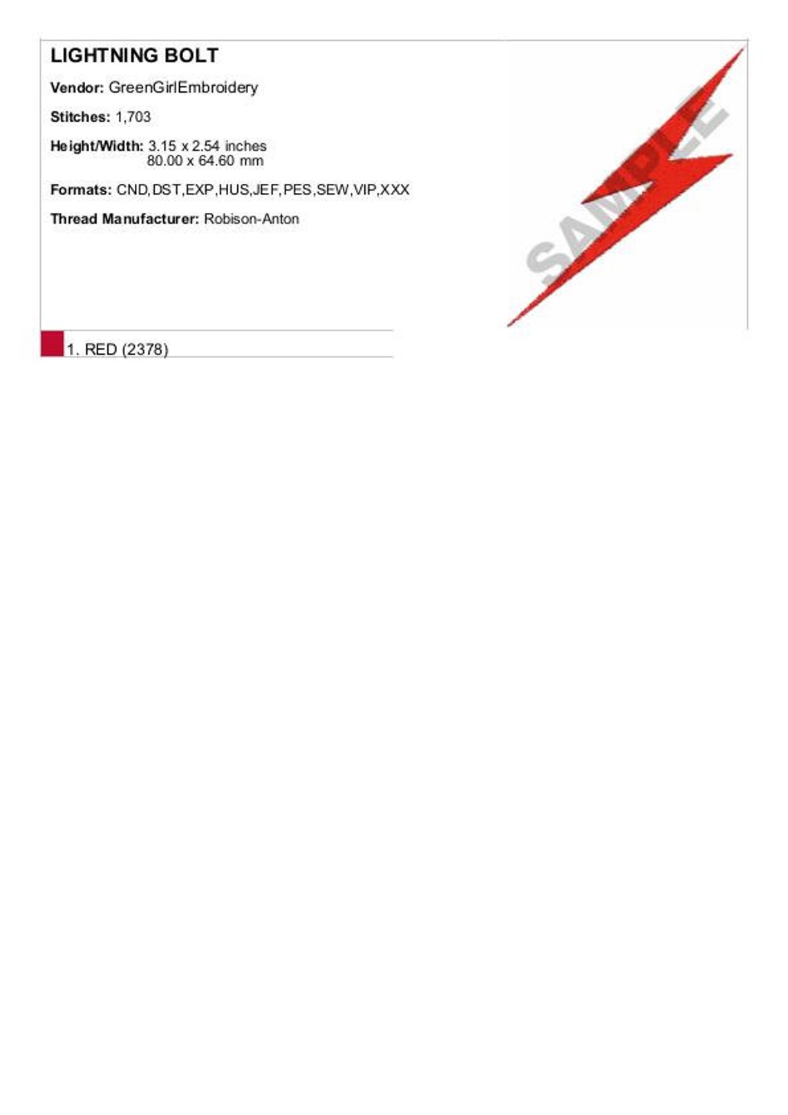 Lightning Bolt Machine Embroidery Design - Etsy