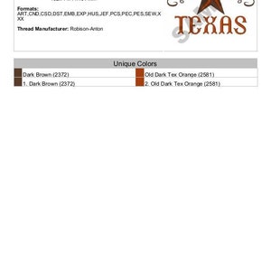 Texas Star Scroll - Machine Embroidery Design - Etsy