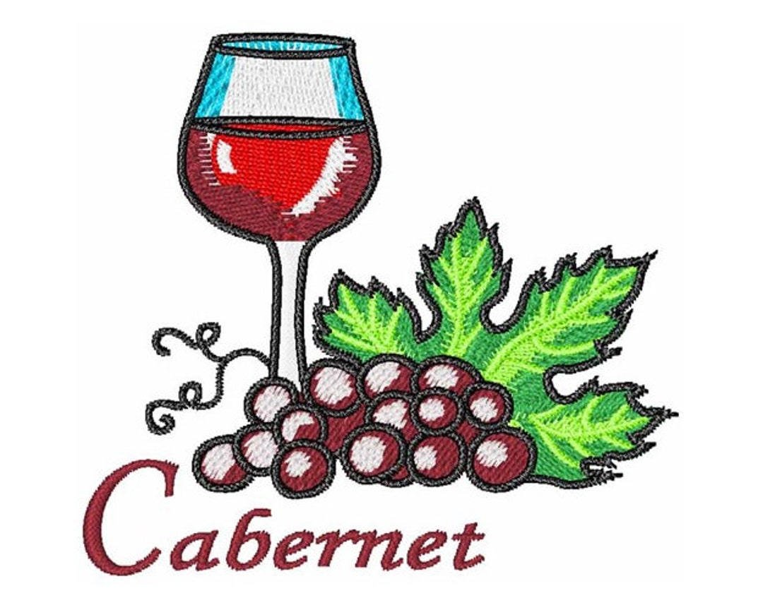 Cabernet Machine Embroidery Design - Etsy