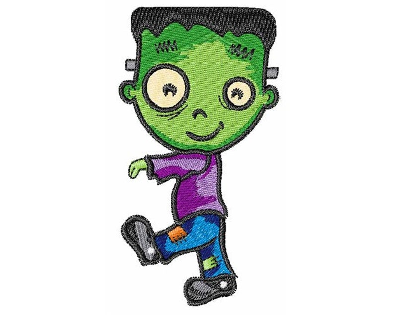 Frankenstein Machine Embroidery Design - Etsy