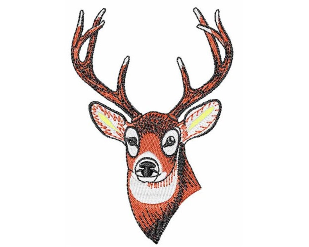 Buck Deer Machine Embroidery Design - Etsy