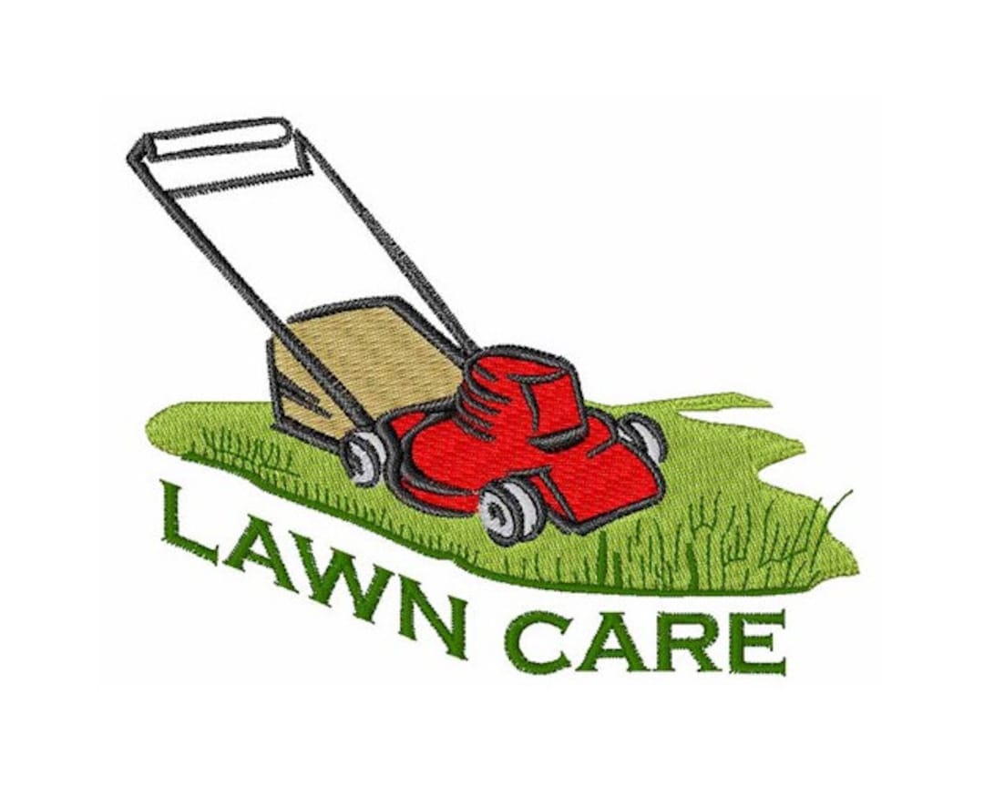 Lawn Care - Machine Embroidery Design - Etsy