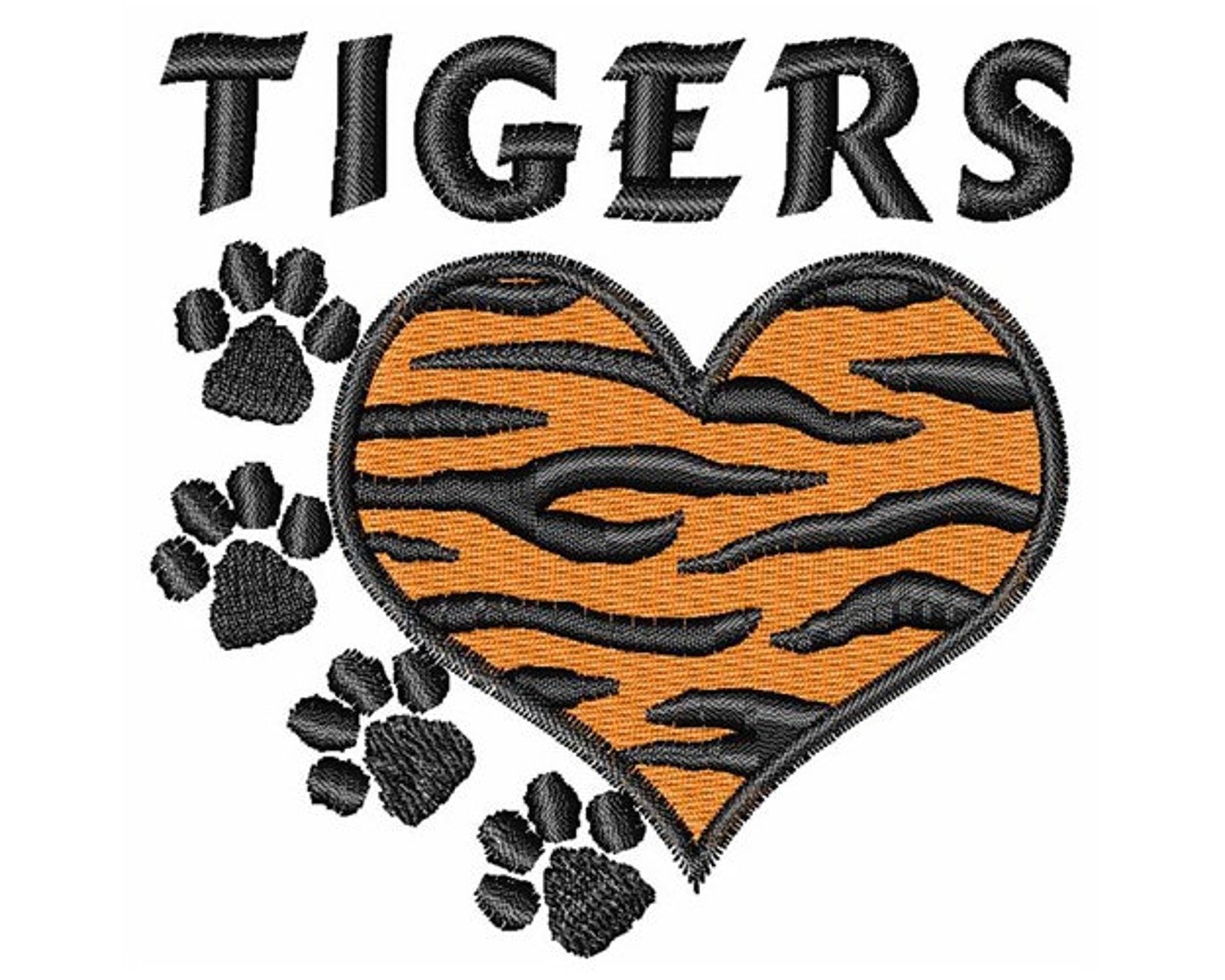 Tigers - Machine Embroidery Design - Etsy