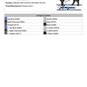 Angus Bull - Machine Embroidery Design - Etsy