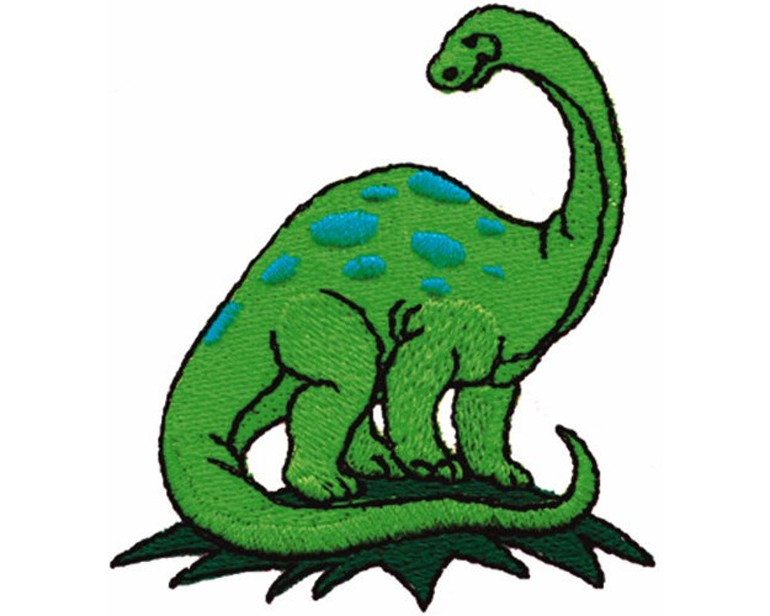 Brontosaurus - Machine Embroidery Design - Etsy