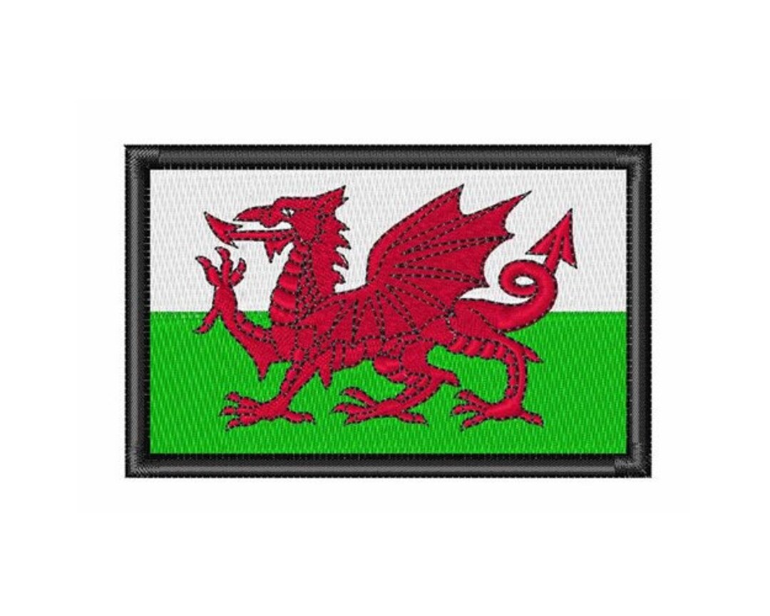 Flag of Wales - Machine Embroidery Design - Etsy