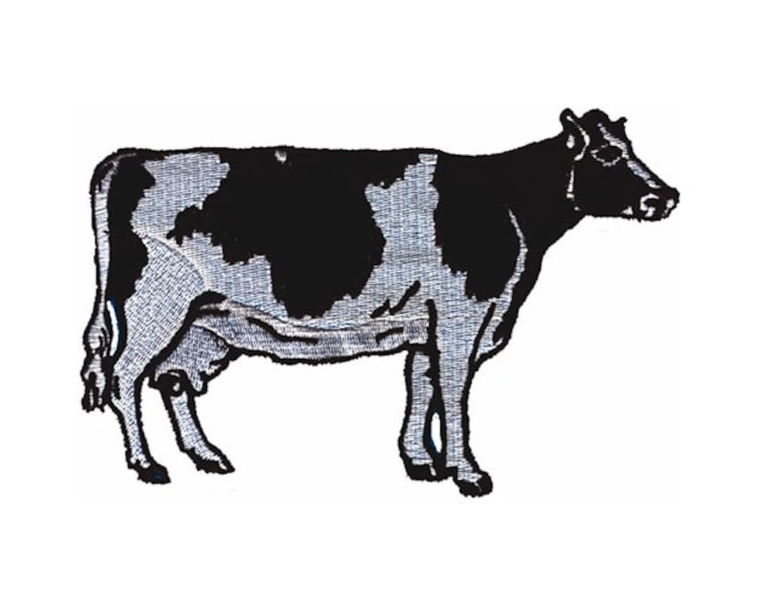 Holstein Cow - Machine Embroidery Design - Etsy