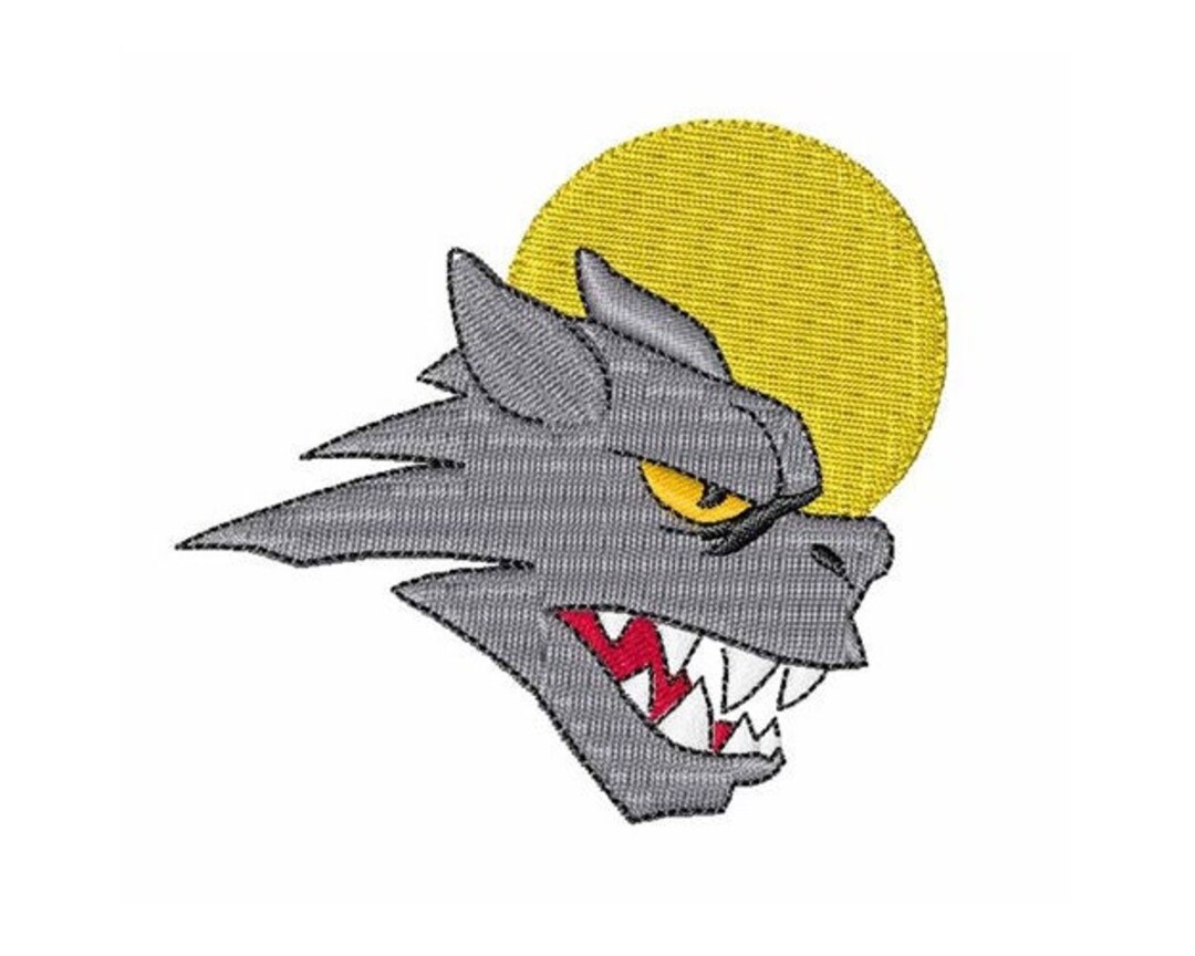 Small Werewolf Machine Embroidery Design - Etsy